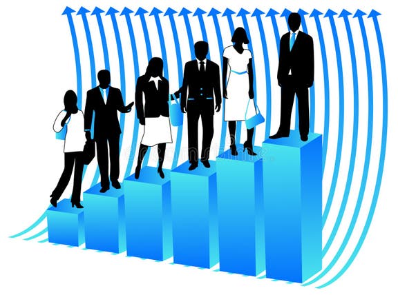 Business People Graph Stock Illustrations – 81,625 Business People ...