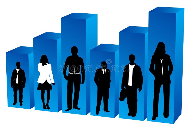 People And Graph Picture. Image: 7729006