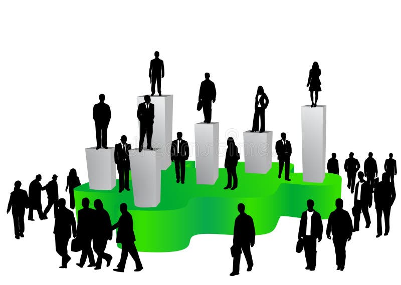 People And Graph Picture. Image: 7729006