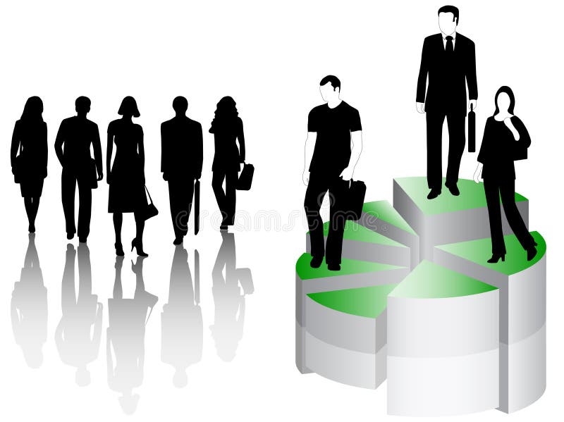 Business People And Graph Picture. Image: 3811805