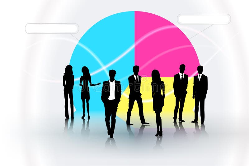 Connect Business People Network Connections Stock Vector - Illustration ...