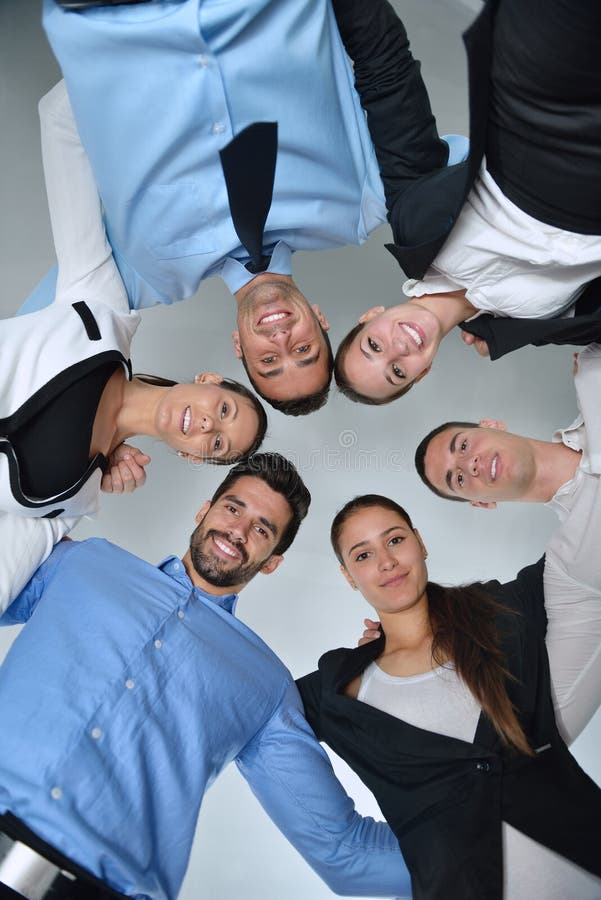 Business People Group Joining Hands Stock Image - Image of people, girl ...