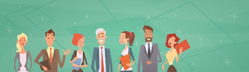 Business People Group Team Human Resources Colleagues Stock Vector ...
