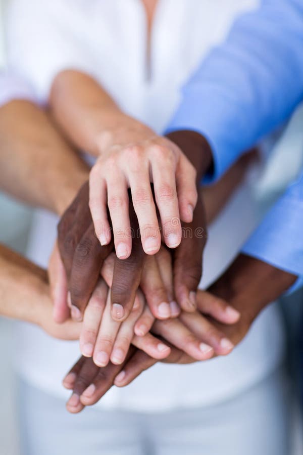 Multiracial hands teamwork stock image. Image of adult - 29097223