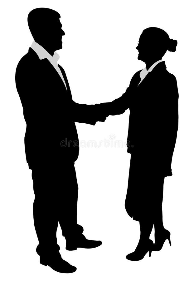 Business people handshake stock vector. Illustration of hand - 36699613