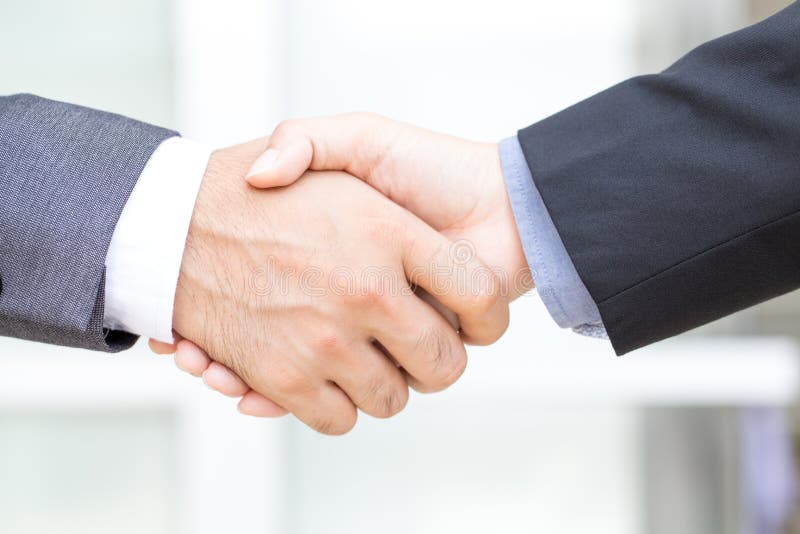 Business People Handshaking Stock Image - Image of cooperation ...