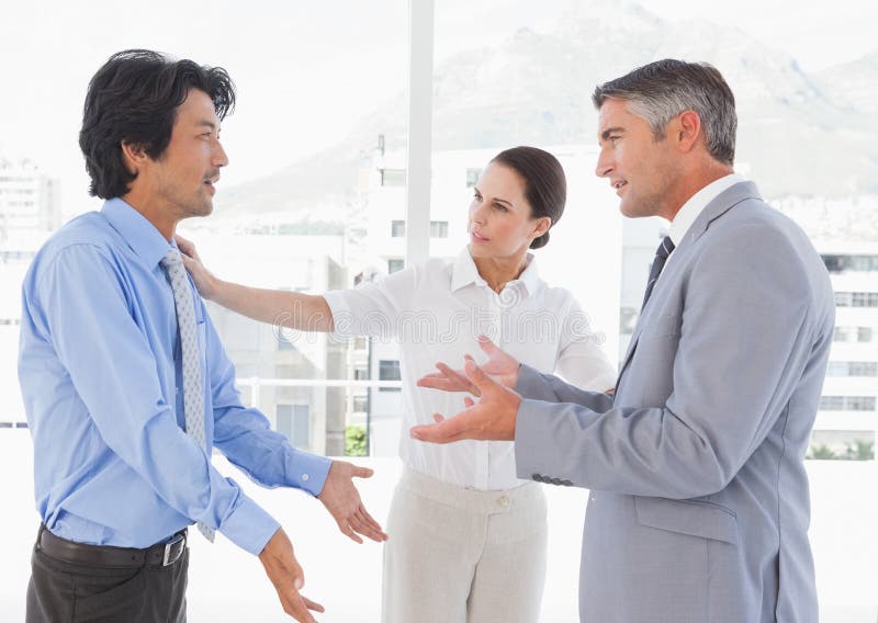 Business People Having an Argument Stock Image - Image of nervous ...