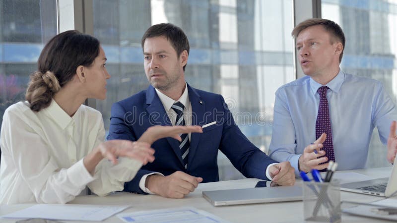 Business People Having Arguments at Work Stock Photo - Image of ...