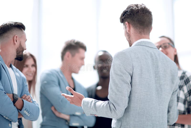 Business People Having Conversation Over New Project. Stock Image ...