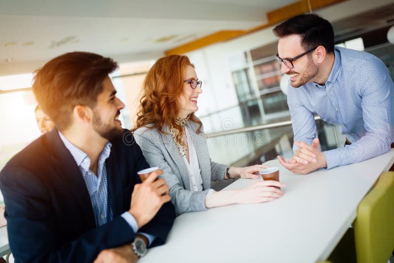 Business People Having Fun in Office Stock Photo - Image of corporate ...