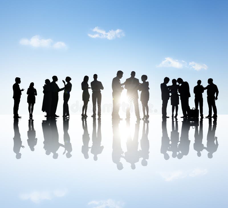 Business People Having Group Discussion Stock Photo - Image of adult ...