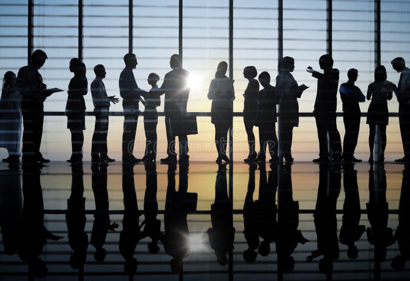 Business People Having Group Discussion Stock Image - Image of formal ...
