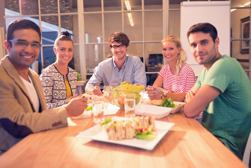 Team Business People Having Lunch Stock Images - Download 692 Royalty ...