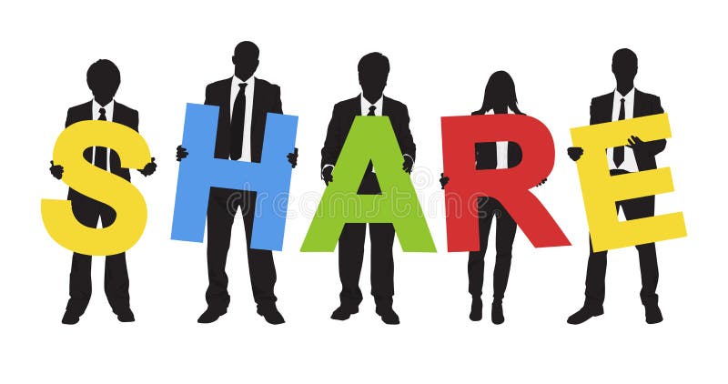 Team Share Support Trust Help Teamwork Togetherness Concept Stock ...