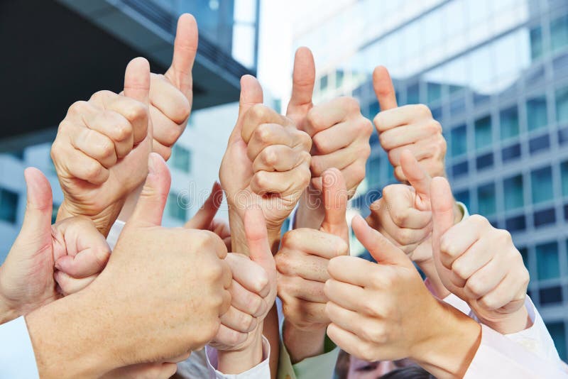 Many thumbs up stock image. Image of hands, people, friendship - 14879099
