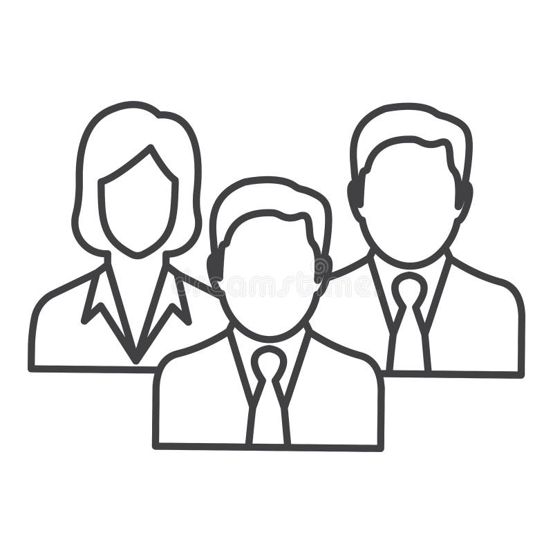 Simple business community stock vector. Illustration of business ...