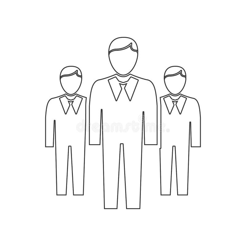 Business People Icon. Element of HR for Mobile Concept and Web Apps ...