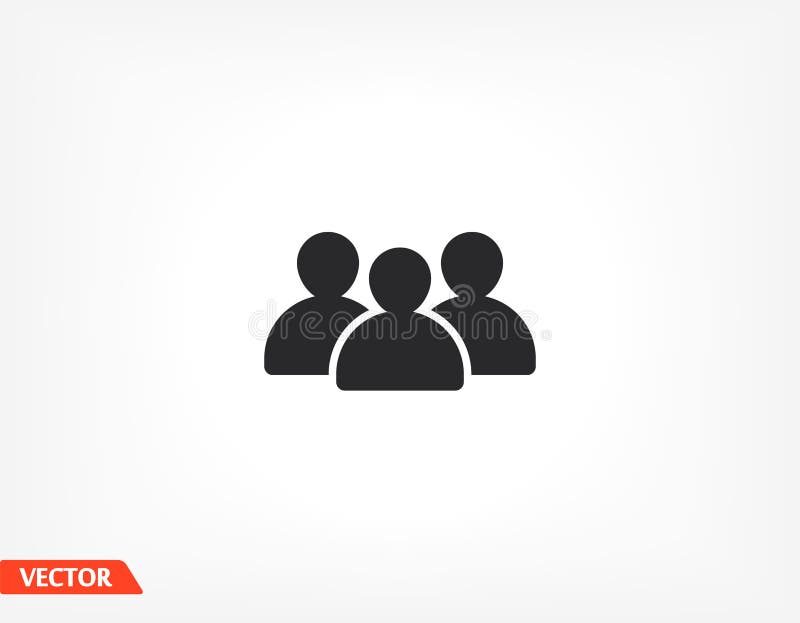 Business People Icon. Group of Persons. People. Vector Graphics. Human ...