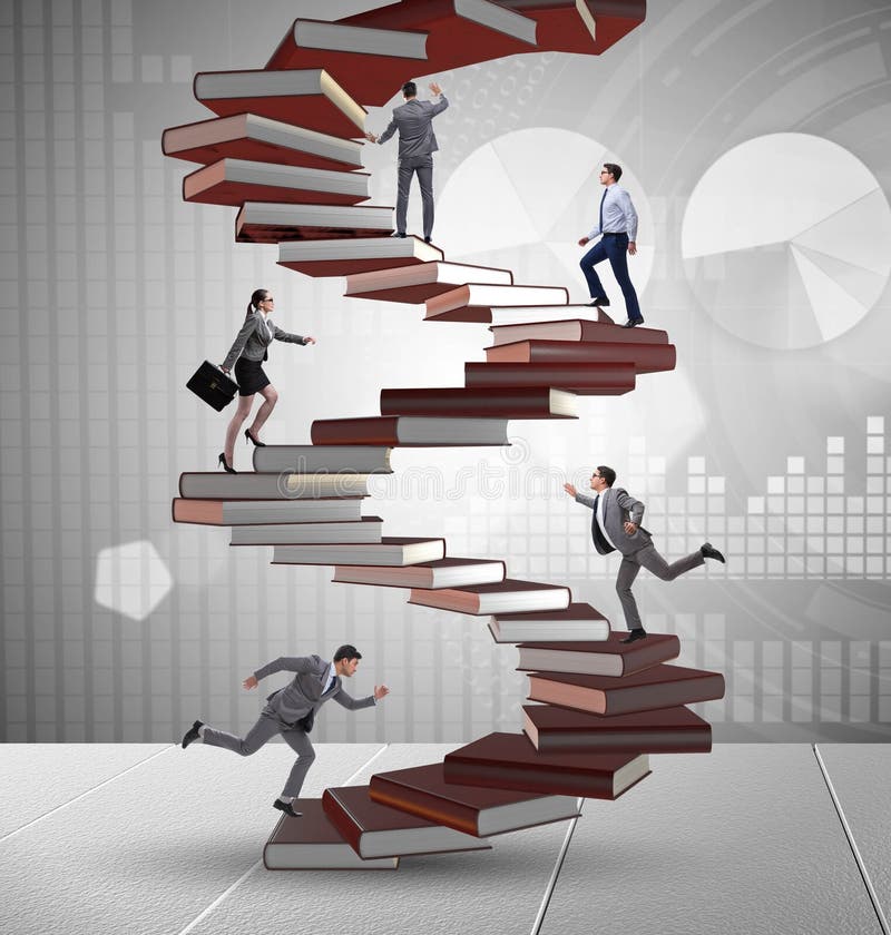 Business People in Importance of Education Concept Stock Image - Image ...