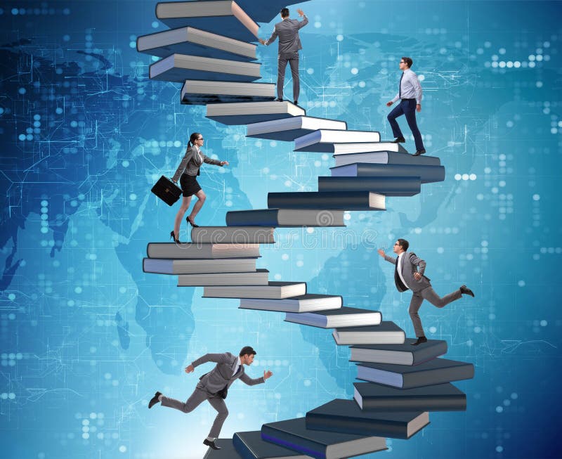 Business People in Importance of Education Concept Stock Photo - Image ...