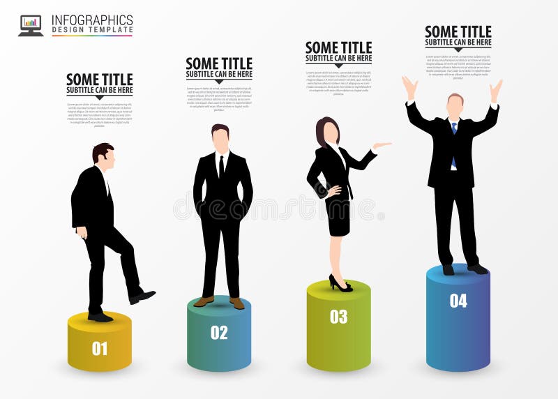 Business People. Infographic Design Template Stock Vector ...