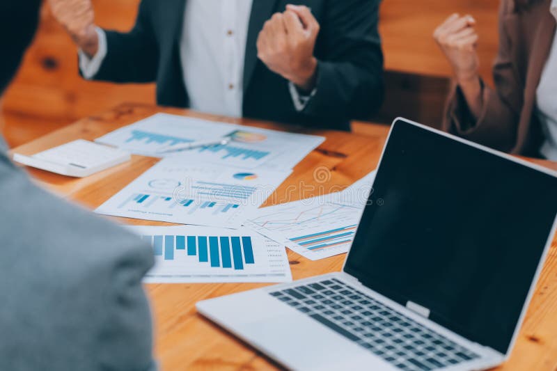 Business People Join Hand Together during Their Meeting Stock Photo ...