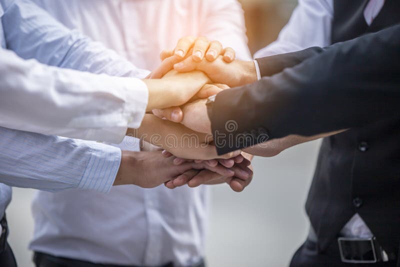 255 People Collaborate Team Up Join Hands Together Stock Photos - Free ...