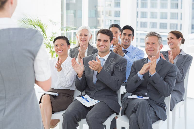 Business People Listening during Meting Stock Photo - Image of staff ...