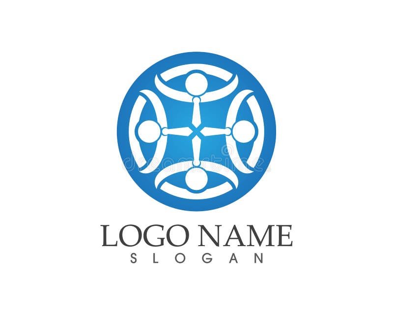 Business People Logo Vector Template Stock Vector - Illustration of ...