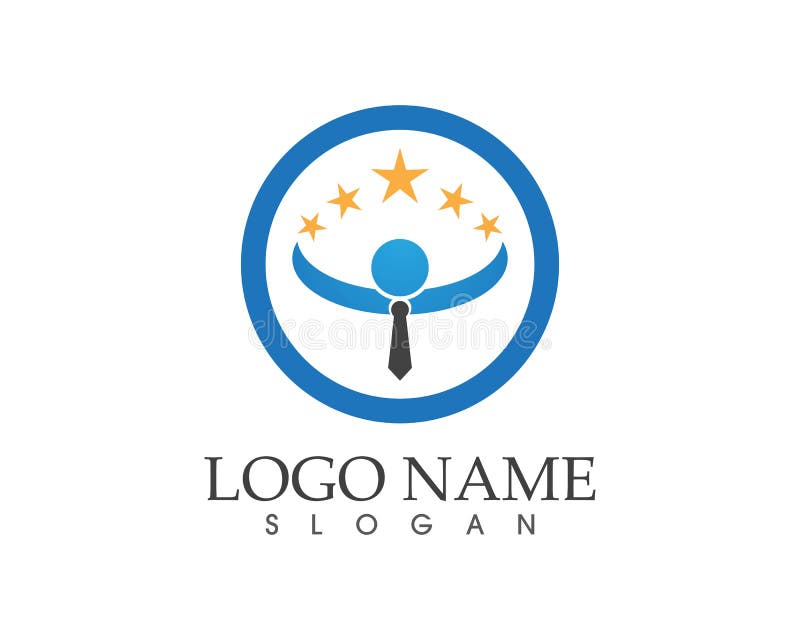 Business People Logo Vector Template Stock Vector - Illustration of ...