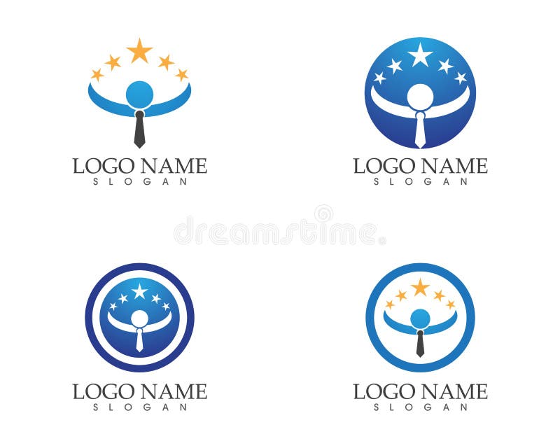 Business People Logo Vector Template Stock Vector - Illustration of ...