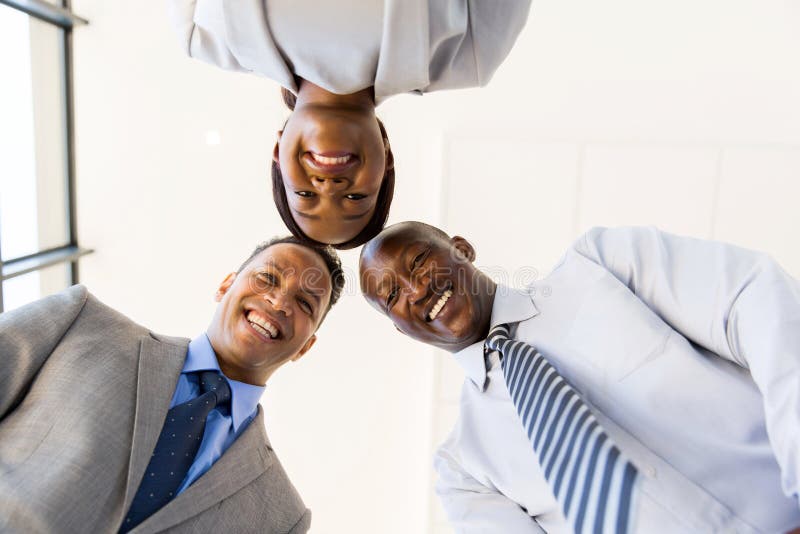 Business People Looking Down Stock Photo - Image of circle, modern ...