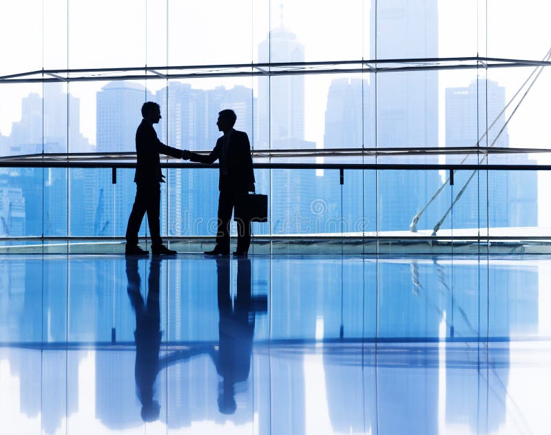 Business People Making an Agreement Stock Photo - Image of cityscape ...