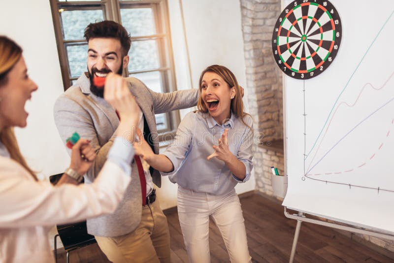 Business People Making Team Training Exercise during Team Building ...