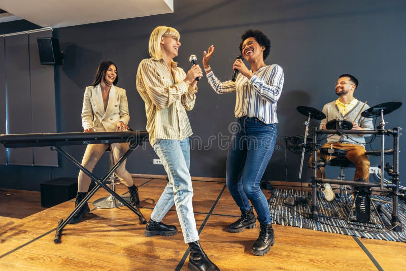 Business People Making Team Training Exercise during Team Building ...