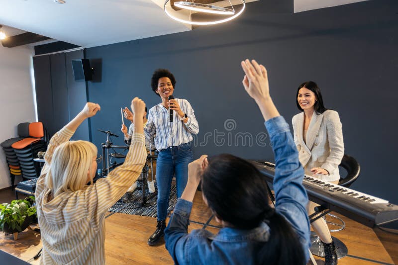 Business People Making Team Training Exercise during Team Building ...
