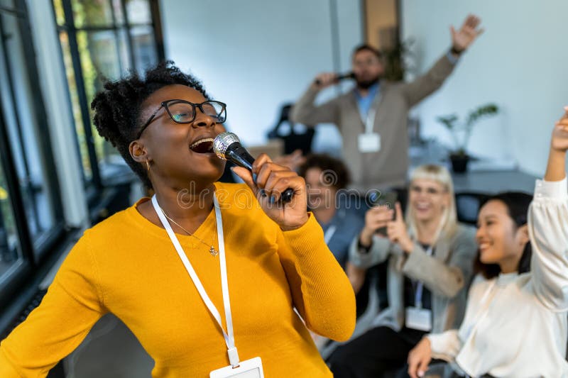 Business People Making Team Training Exercise during Team Building ...
