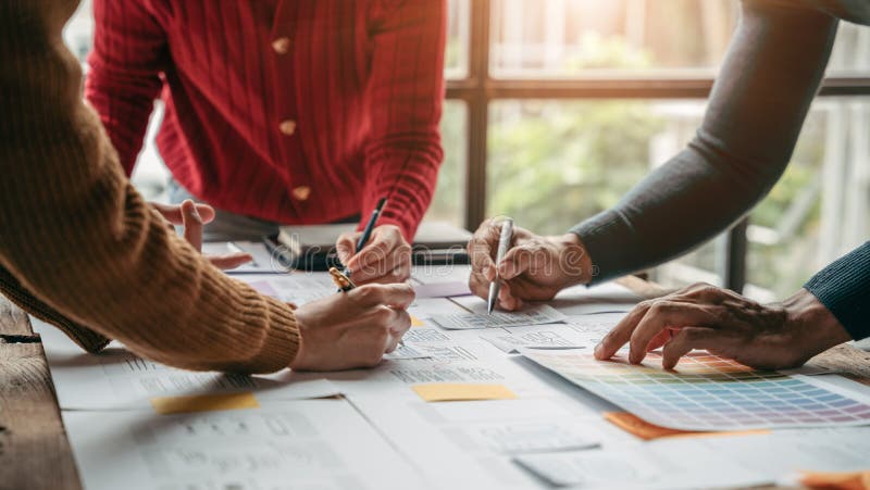 Business People Meeting Concept Design Ideas at Office Stock Image ...