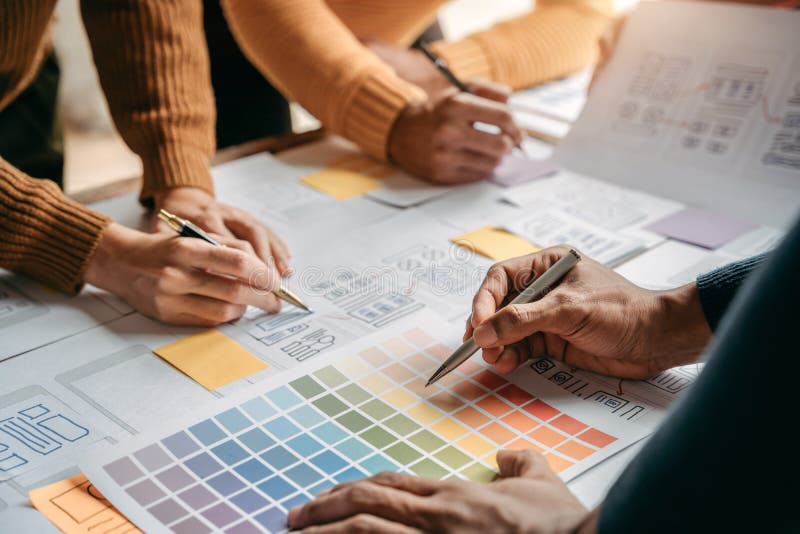 Business People Meeting Concept Design Ideas at Office Stock Image ...