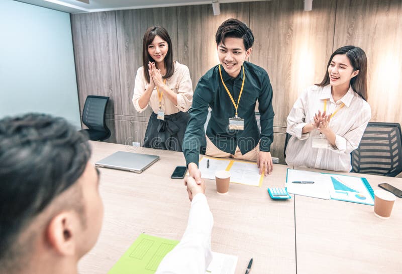 Business People Meeting in Conference Room Stock Image - Image of ...