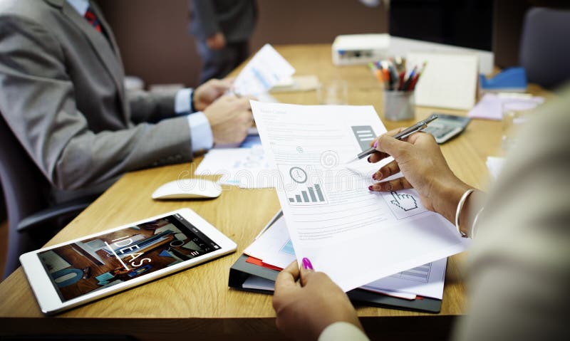 Business People Meeting Corporate Connection Teamwork Concept Stock ...