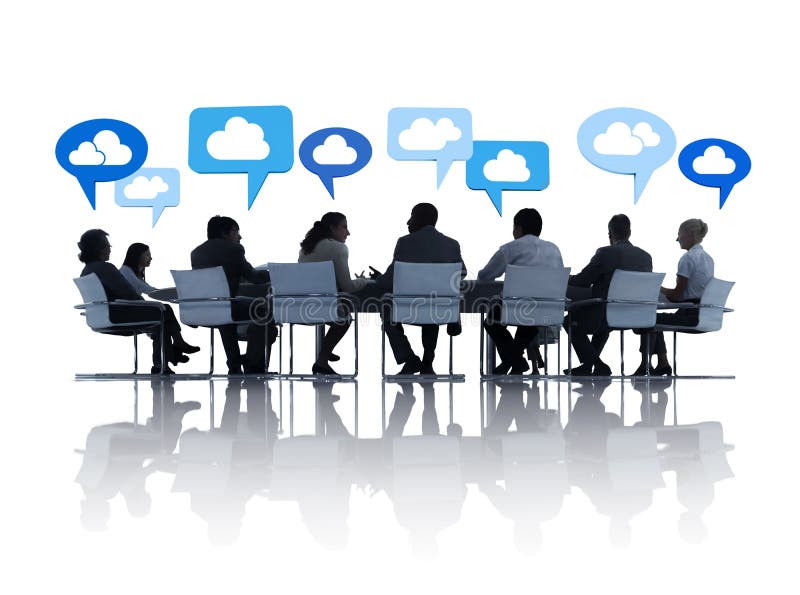 Business People in a Meeting with Different Ideas Stock Photo - Image ...