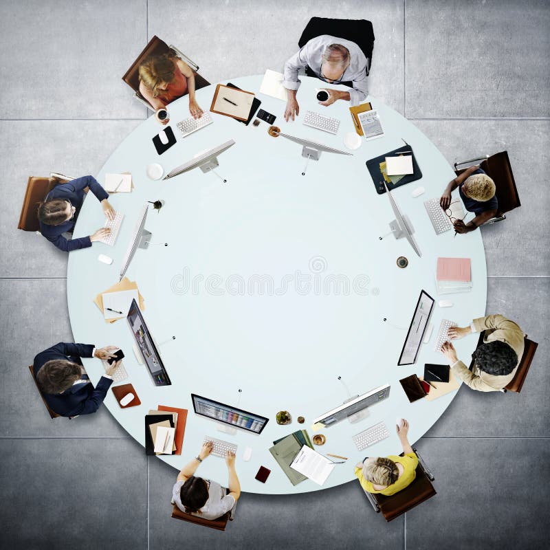 Business People Meeting Discussion Working Concept Stock Photo - Image ...