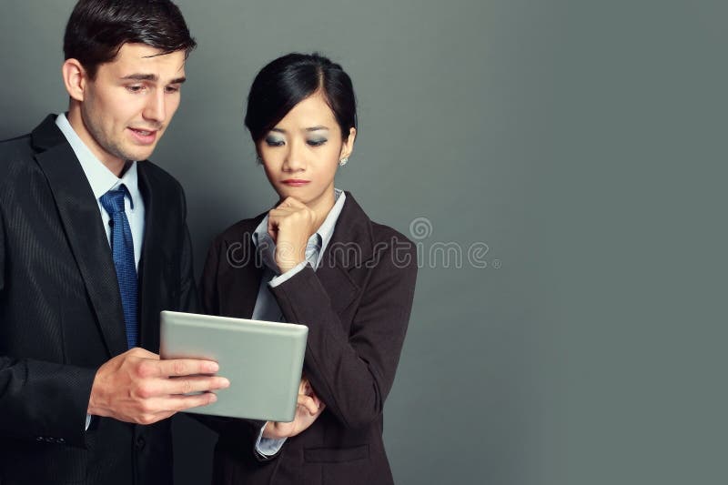 Business People at the Meeting Stock Image - Image of gadget, adult ...