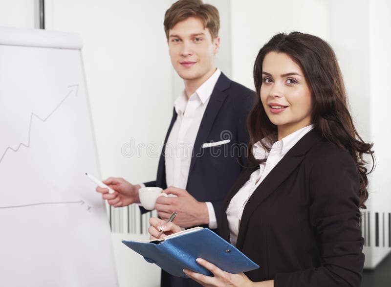 Co-workers Planning New Project Stock Image - Image of expertise ...