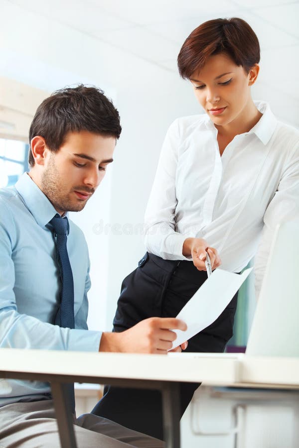 Business People Meeting in Office To Discuss Project Stock Image ...