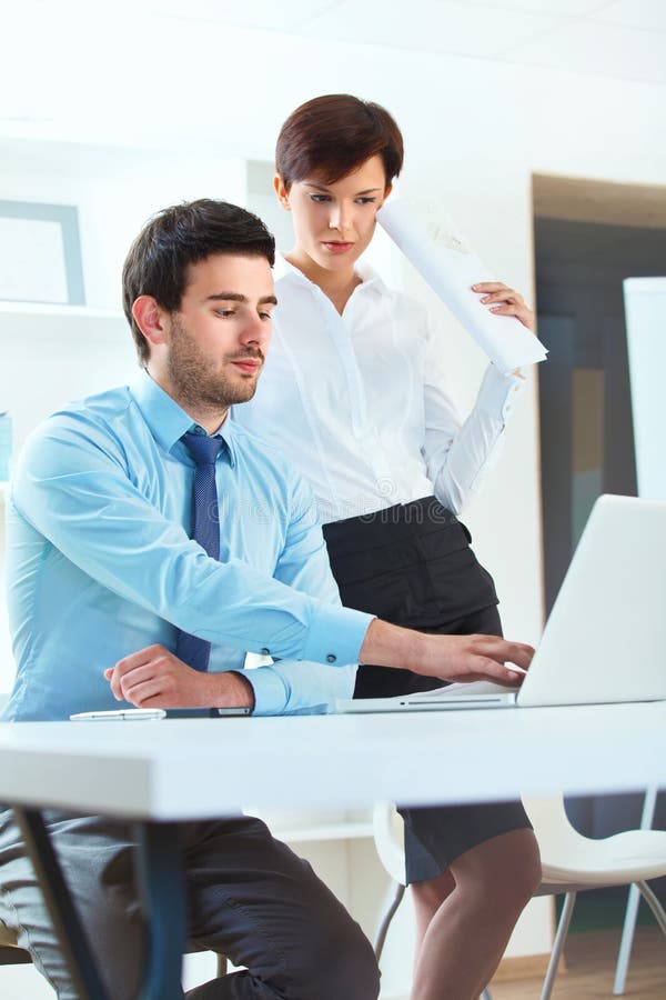 Business People Meeting in Office To Discuss Project Stock Image ...