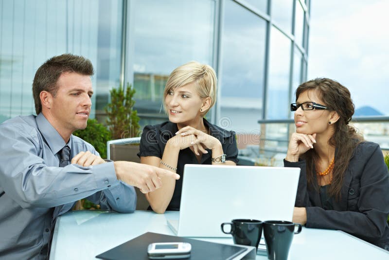 Business People Meeting Outdoor Stock Image - Image of casual, attire ...