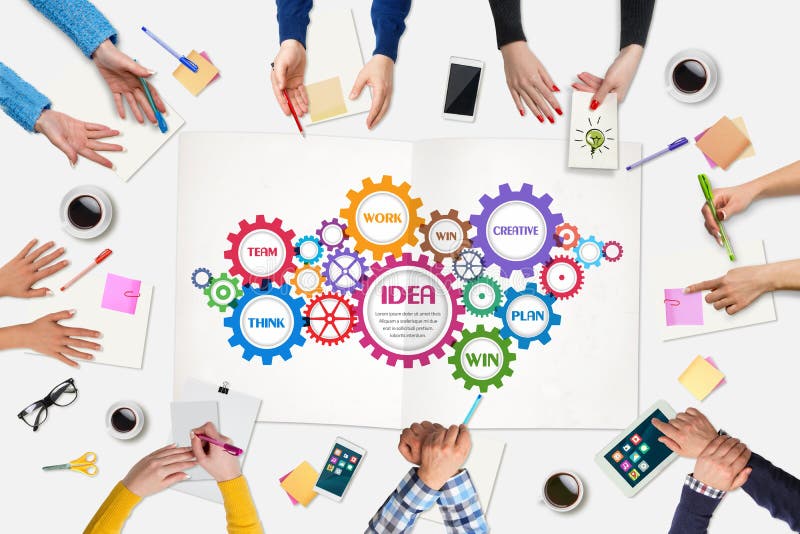 Business Peoples Meeting Teamwork Concept Stock Photo - Image of ...