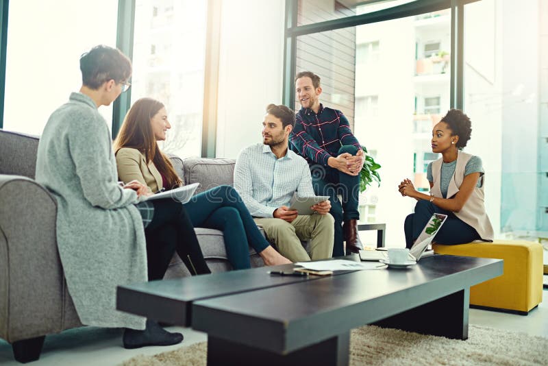 Business People, Modern Office and Creative Project with Planning ...